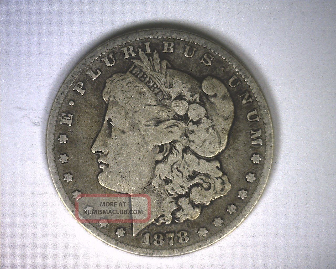 1878 Vam Doubled Tail Feathers Morgan Silver Dollar U. S. Coin 1878
