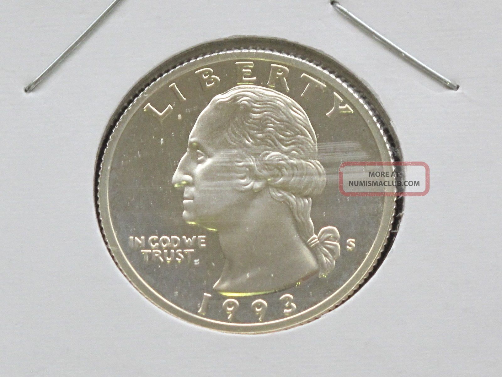 1993 - S Washington Quarter Dcam Proof 90% Silver U. S. Coin C3942l