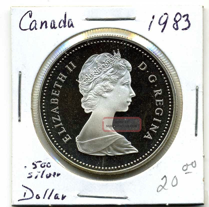 Canada Dollar 1983, . 500 Silver, World University Games, Proof