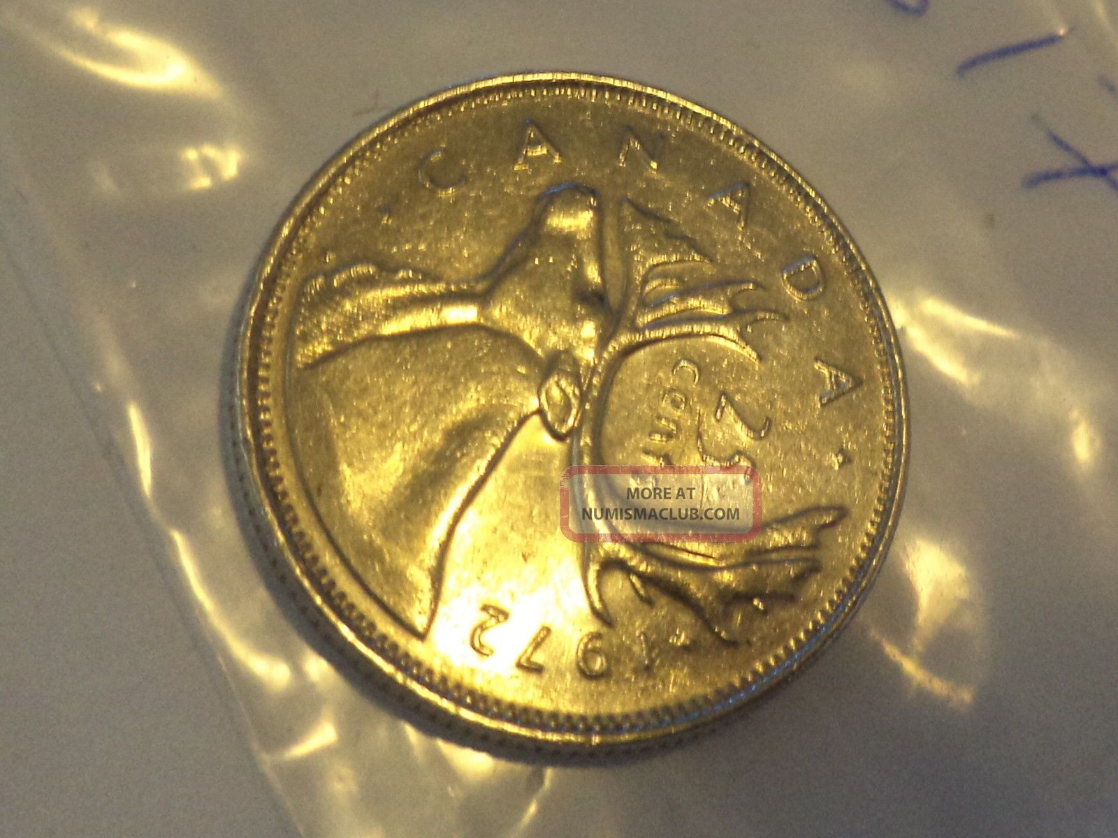 Awesome 1972 Dd Canada 25c/double Die Quarter/pics Tell It All
