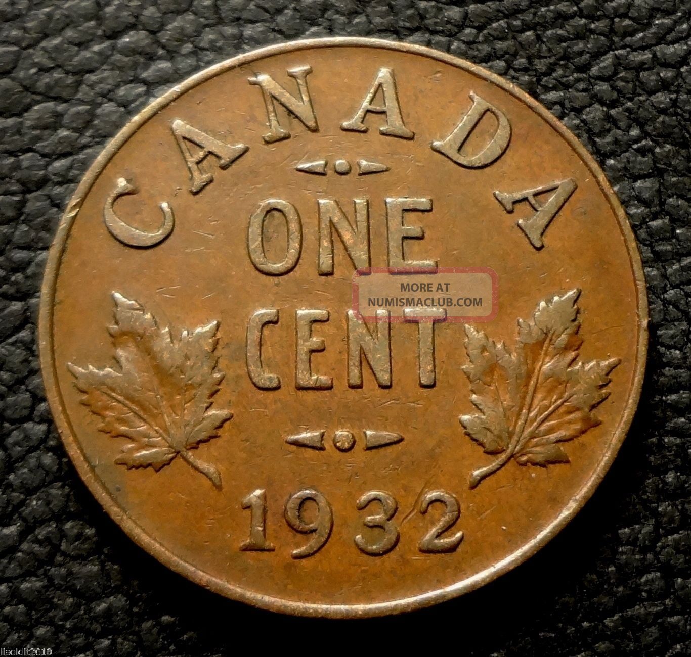 Canada 1932 1 Cent George V Small Cent Coin Canada 1932 1 Cent George V Small Cent Coin