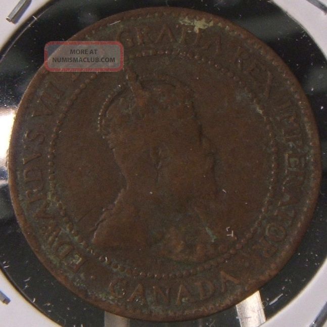 1903 Canada One Cent Rare - Large