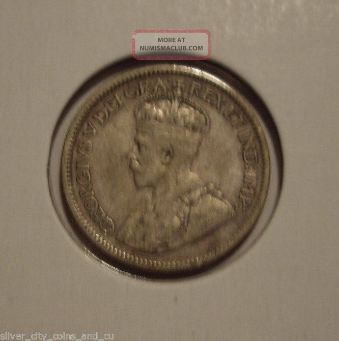 Canada George V 1920 Silver Ten Cents - Vg+