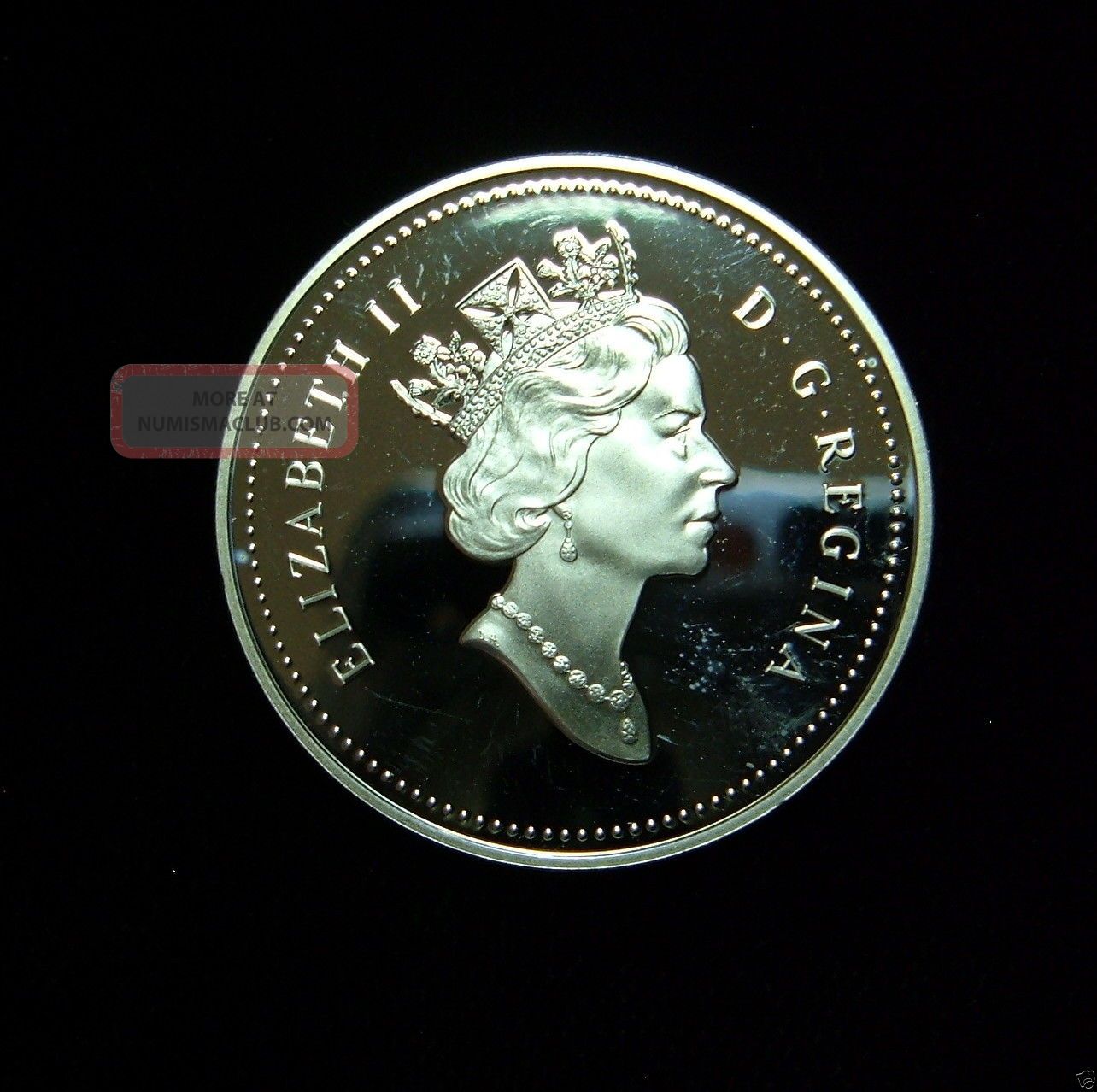 Canada 1993 Dollar Coin. 925 Silver Proof Stanley Cup Hockey