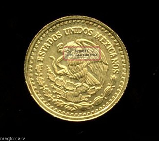 2004 1/20th Oz Gold Mexico Libertad. 999 Fine Oro Puro