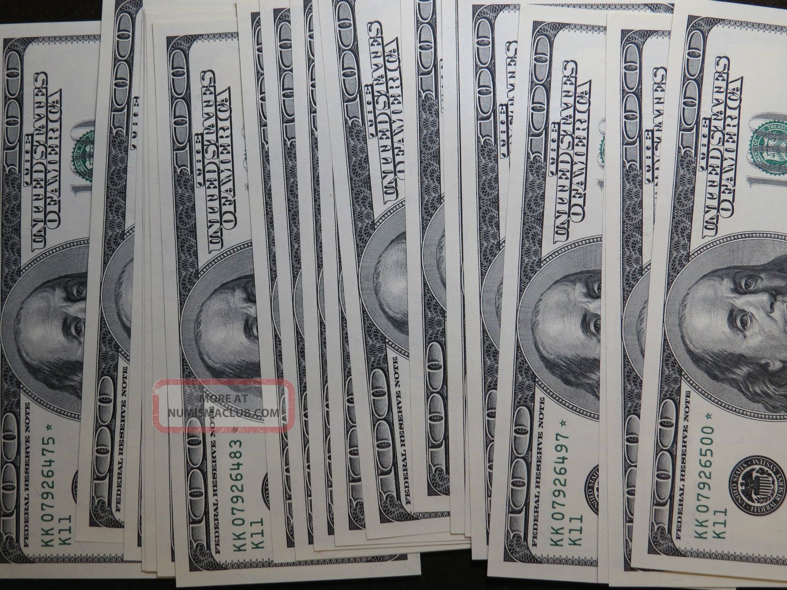 2006 A $100 Us Dollar Bank Note Replacement Star Bill United States
