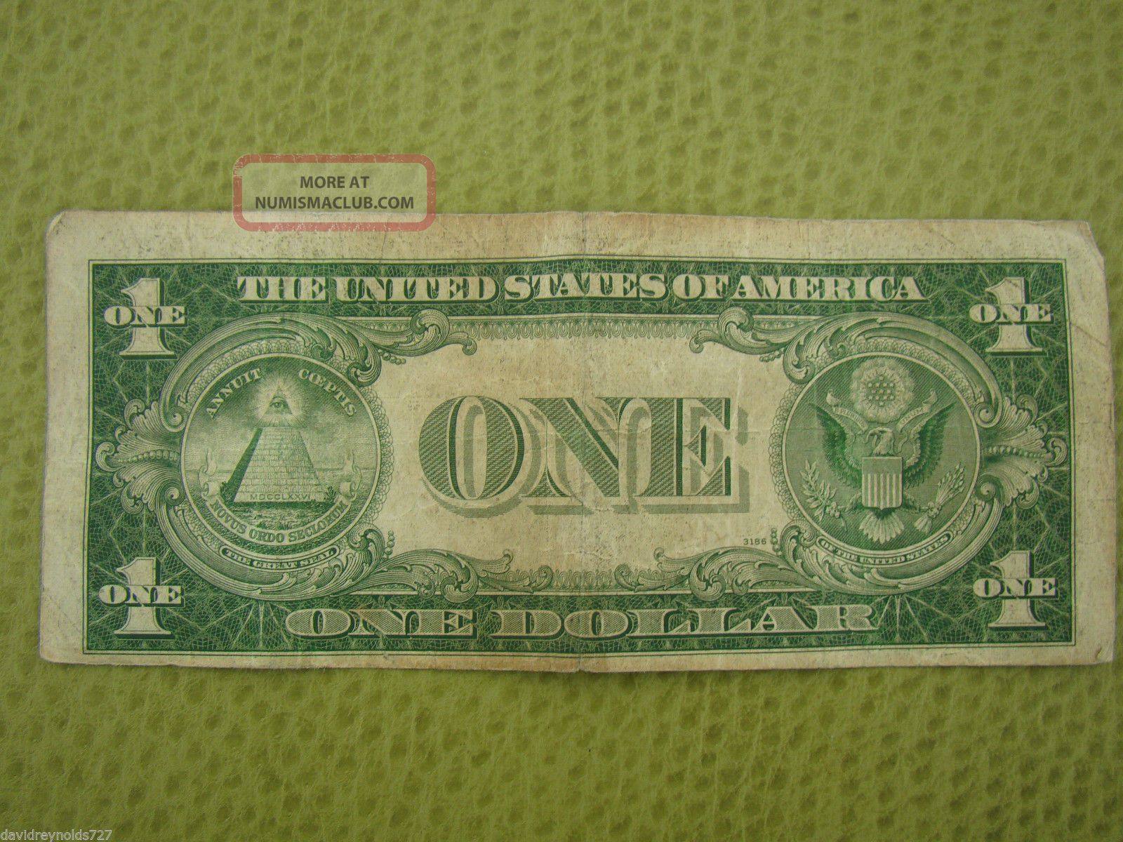 1935 A North African $1 One Dollar Silver Certificate Yellow Seal ...
