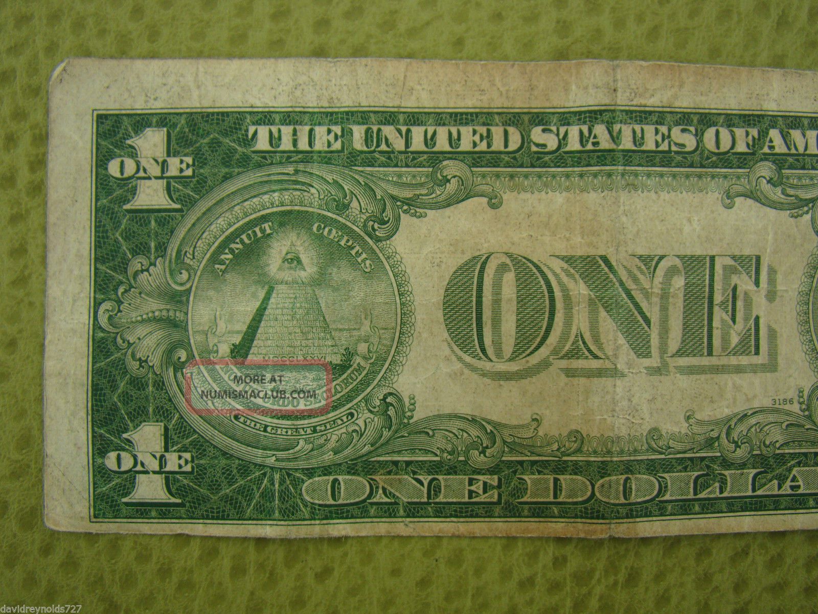1935 A North African $1 One Dollar Silver Certificate Yellow Seal ...
