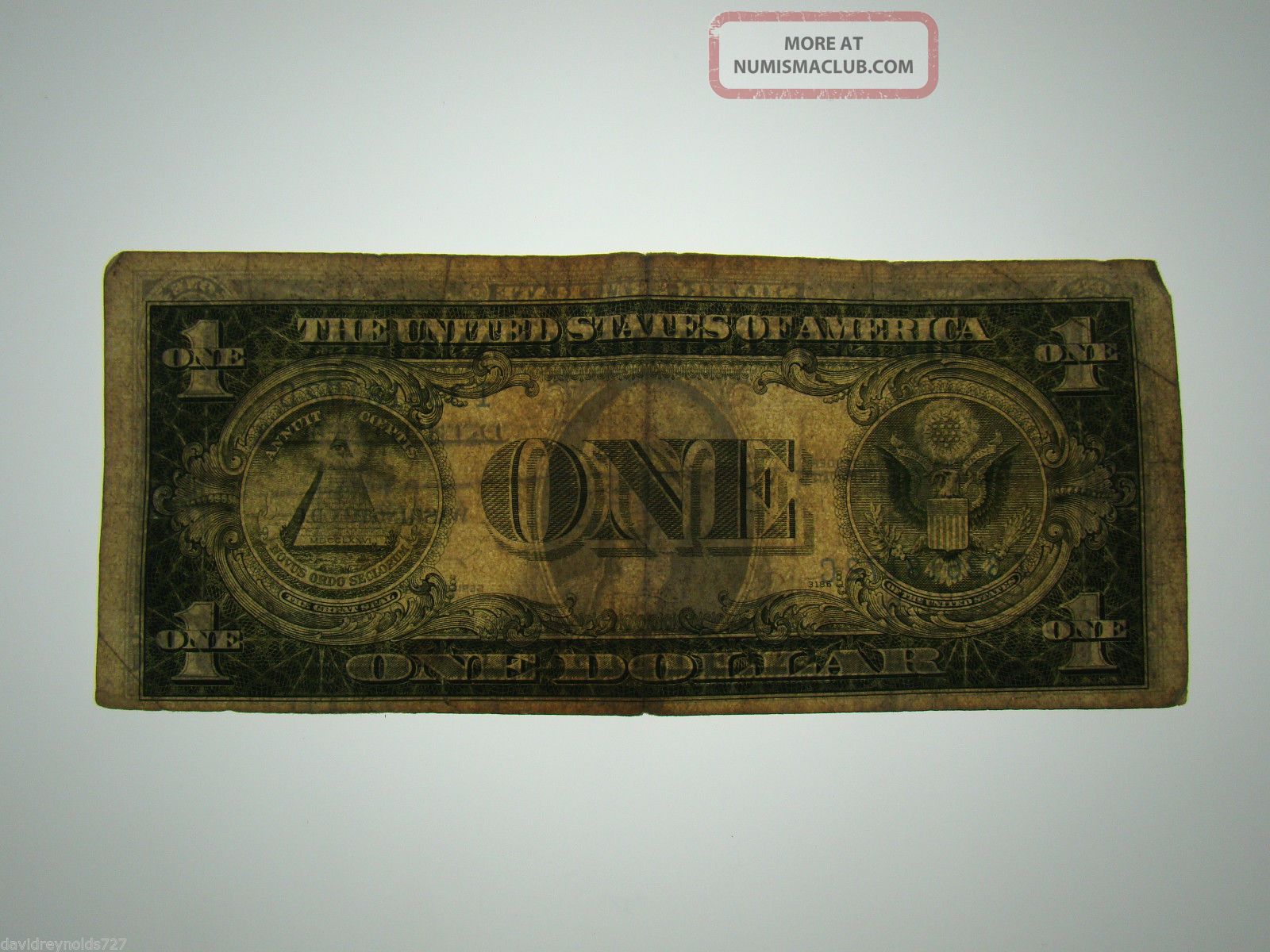 1935 A North African $1 One Dollar Silver Certificate Yellow Seal ...