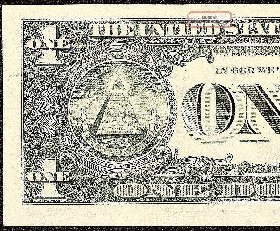 Unc 1995 $1 Dollar Bill Experimental Web Fed Press Note Absent Check ...