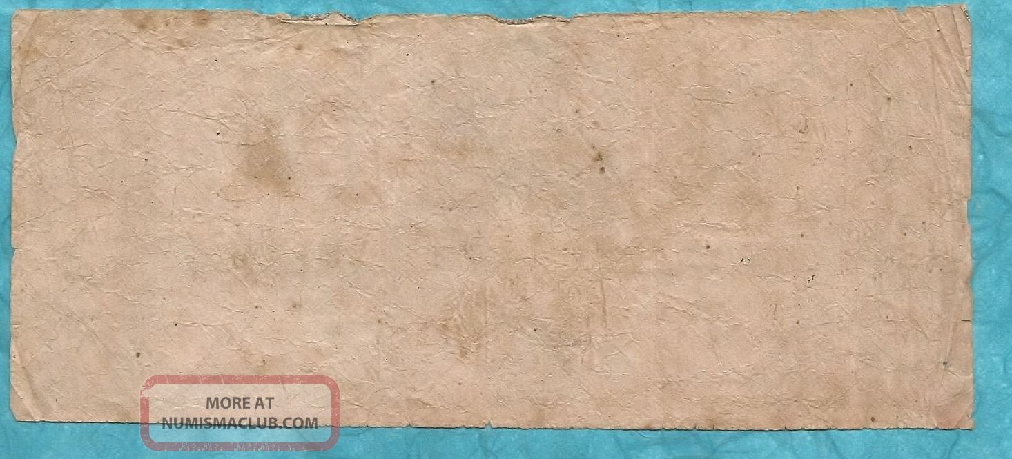 Rare Civil War Confederate Authentic One Dollar Bill Circa 1862 152 ...
