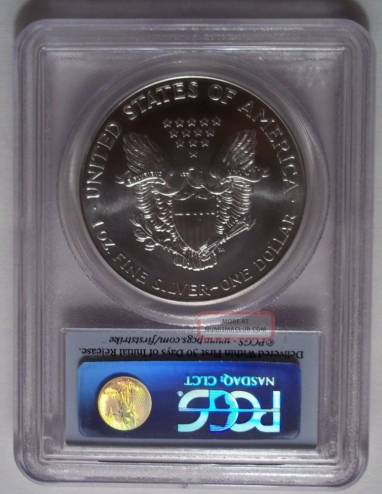 1995 Silver American Eagle Dollar Pcgs Ms69 First Strike Rare
