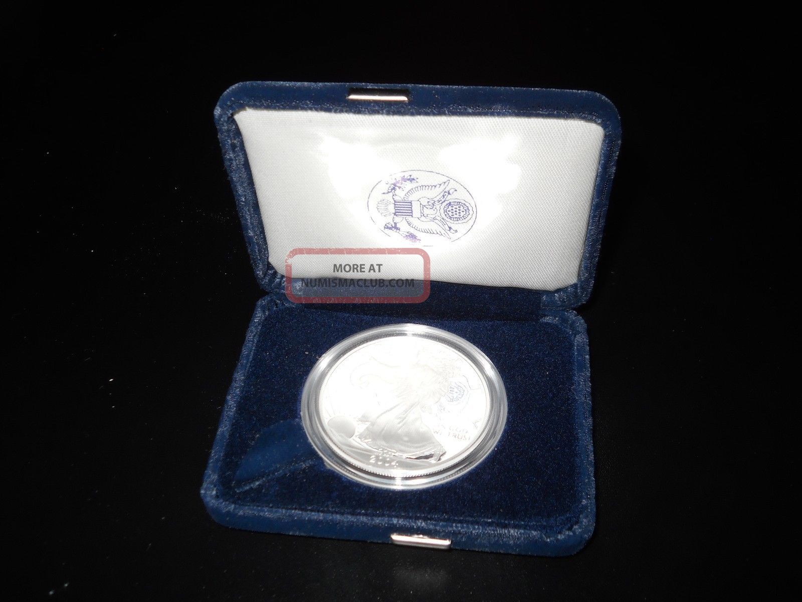 2004 - W 1 Oz Proof Silver American Eagle (w/box &)