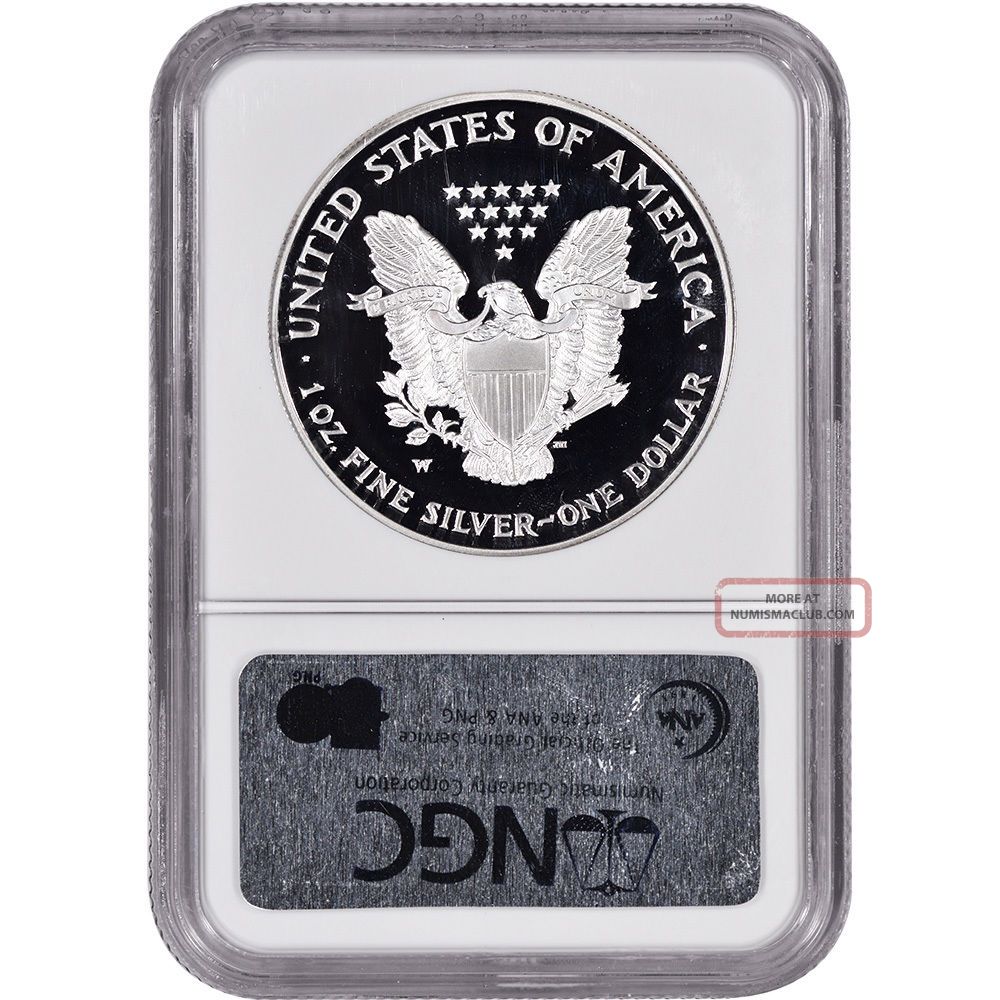2002 - W American Silver Eagle Proof - Ngc Pf69 Ucam