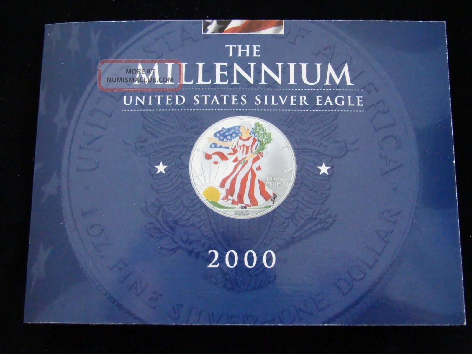 2000 Colorized Silver Eagle Perth