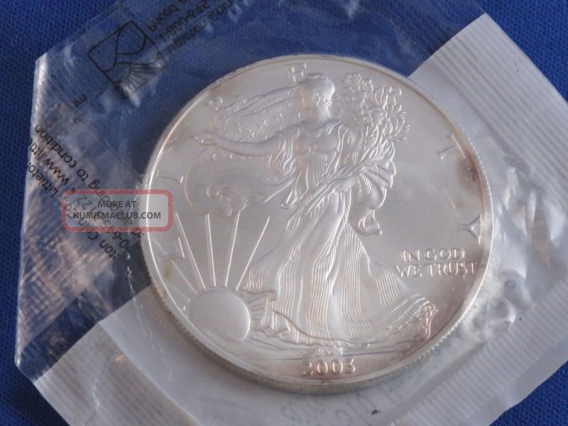 2003 American Silver Eagle Dollar U. S. Coin B4571