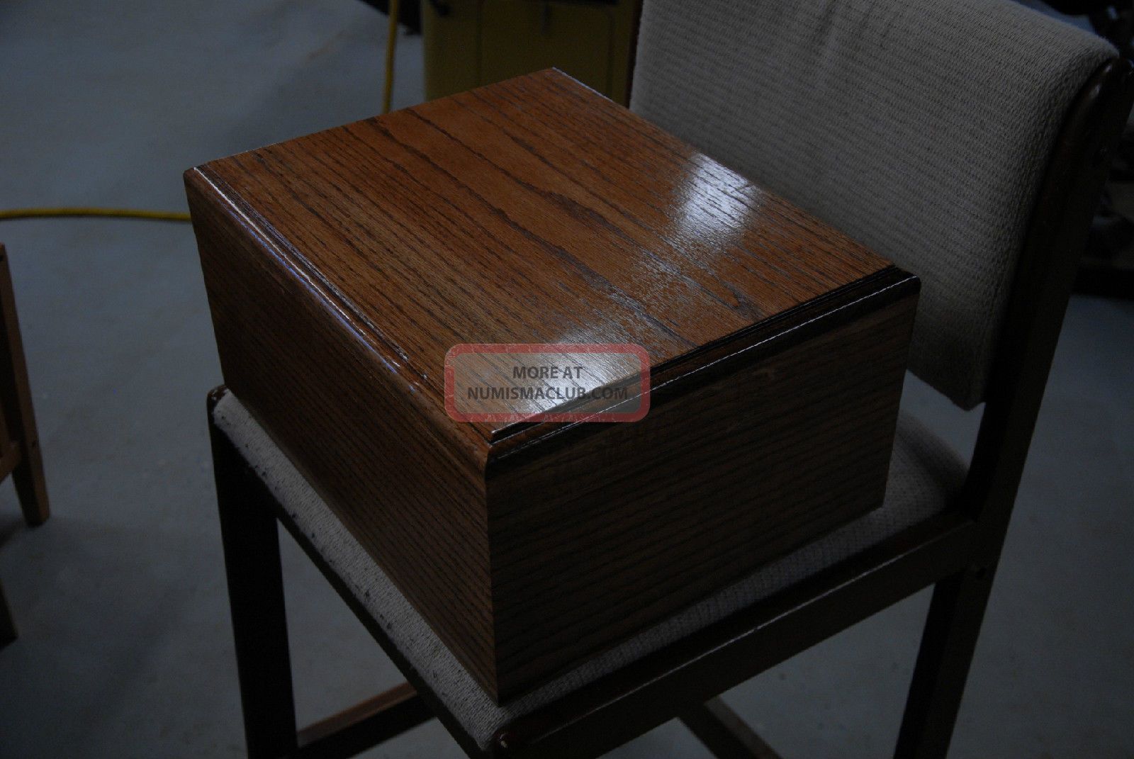 (30) Pcgs Certified Gsa Morgan Dollar Solid Oak Storage Coin Box
