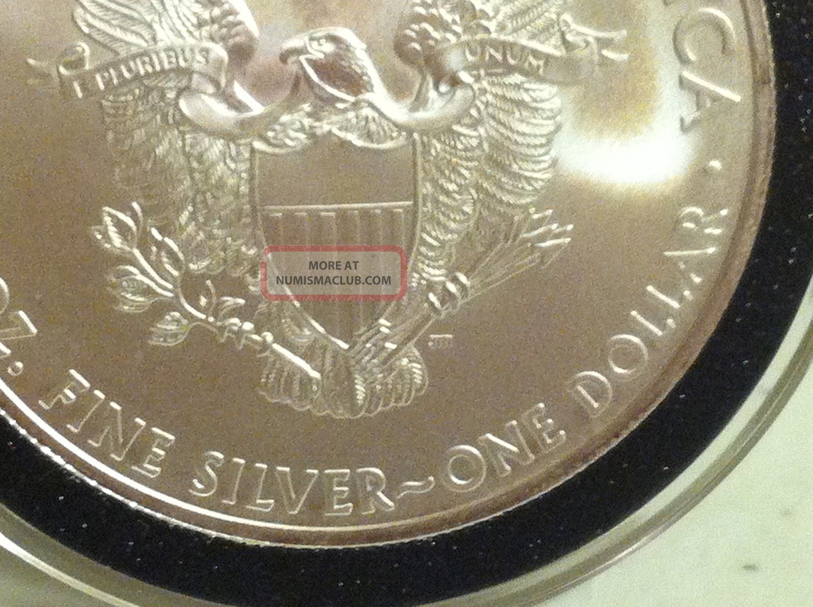 2008 Silver American Eagle 1 Oz. 999 Uncirculated