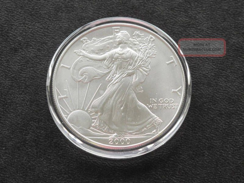 2000 Liberty Walking American Silver Eagle Dollar Coin