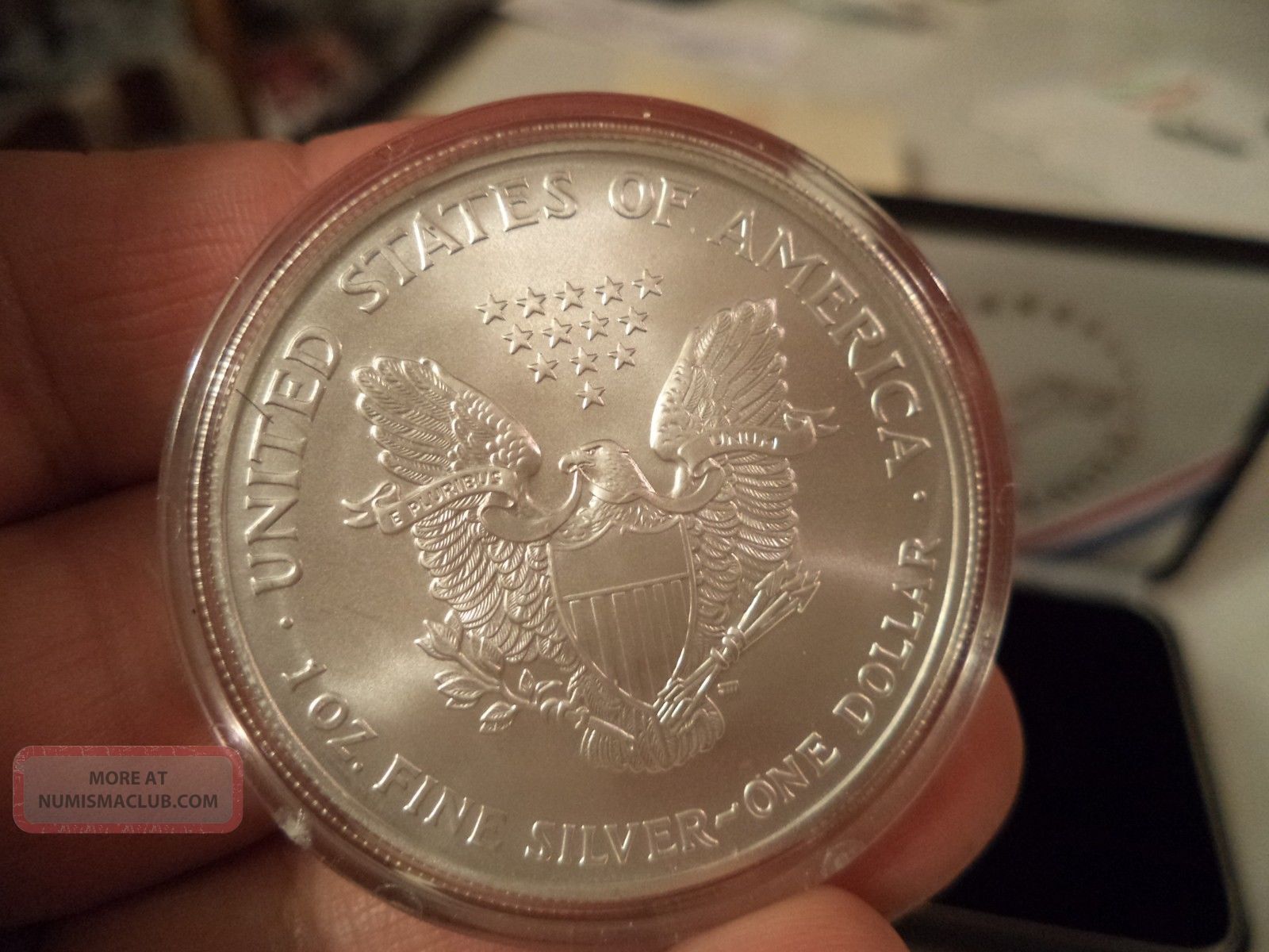2004 Silver American Eagle Coin With