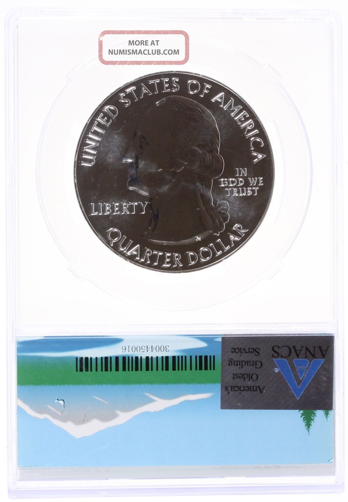 2011 Atb 25¢ 5oz Silver " Chickasaw " - Anacs Ms 69