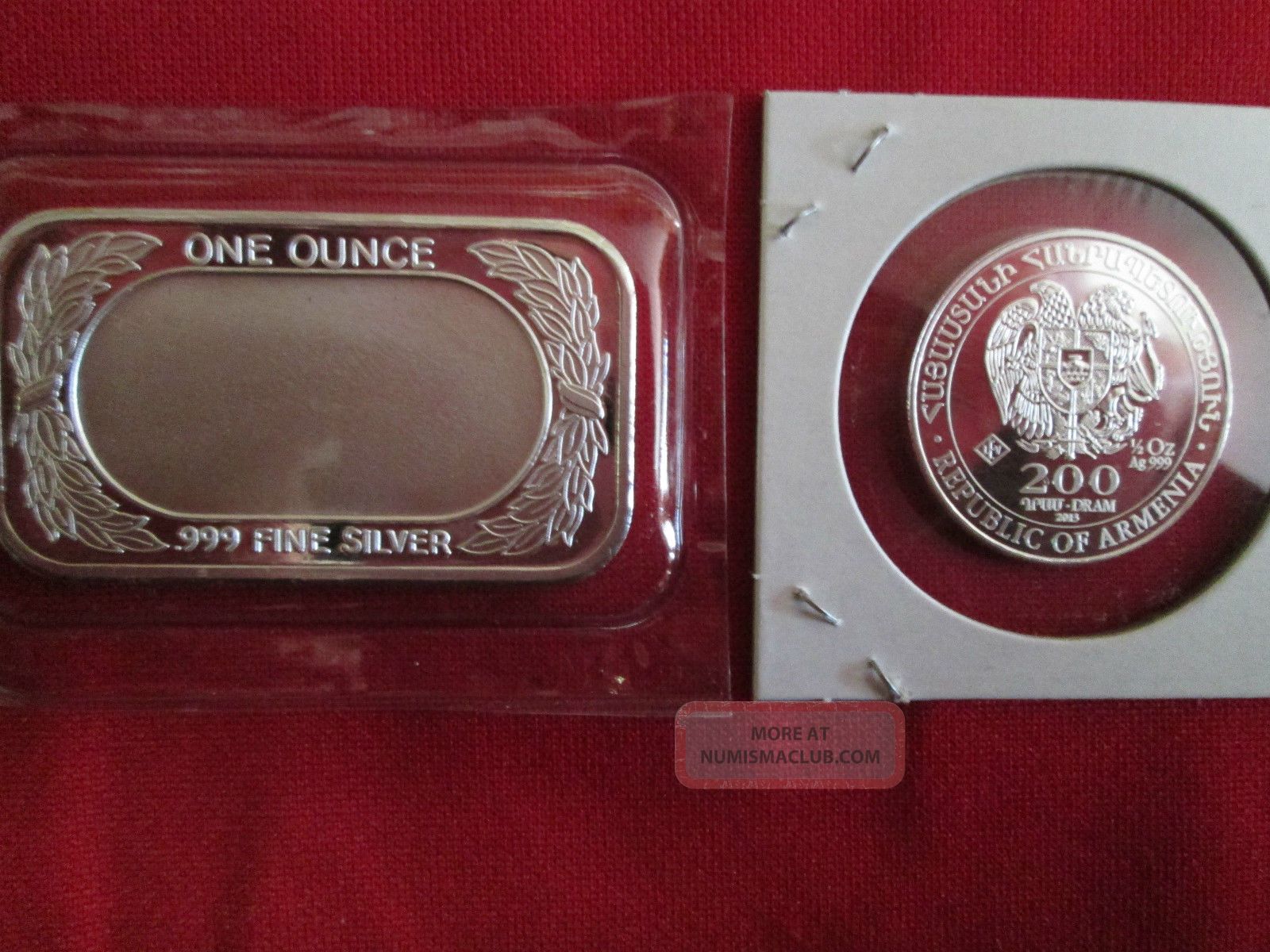 1 1/2 Oz. 999 Fine 10 Ten Commandments Silver Bullion Round Coin