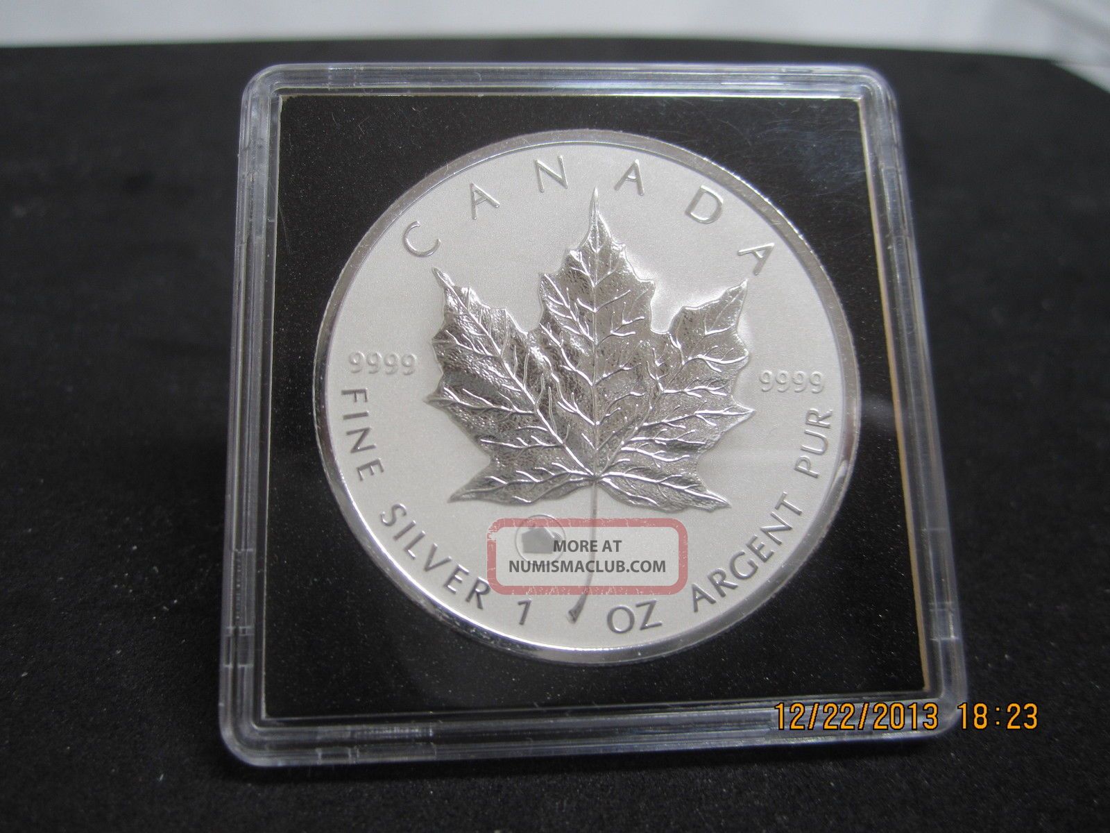 2009 Silver Maple Leaf " Ox Privy Mark " Pure Silver. 9999 1 Oz. Proof Coin