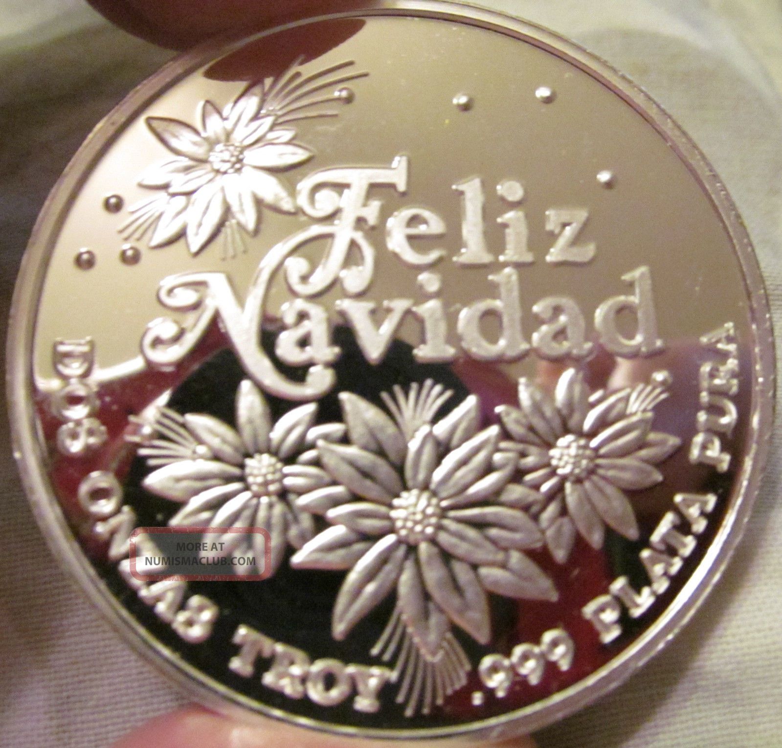 2 Troy Oz. Silver Bullion Round Gem Bu Proof - Like. 999 Fine Coin ...