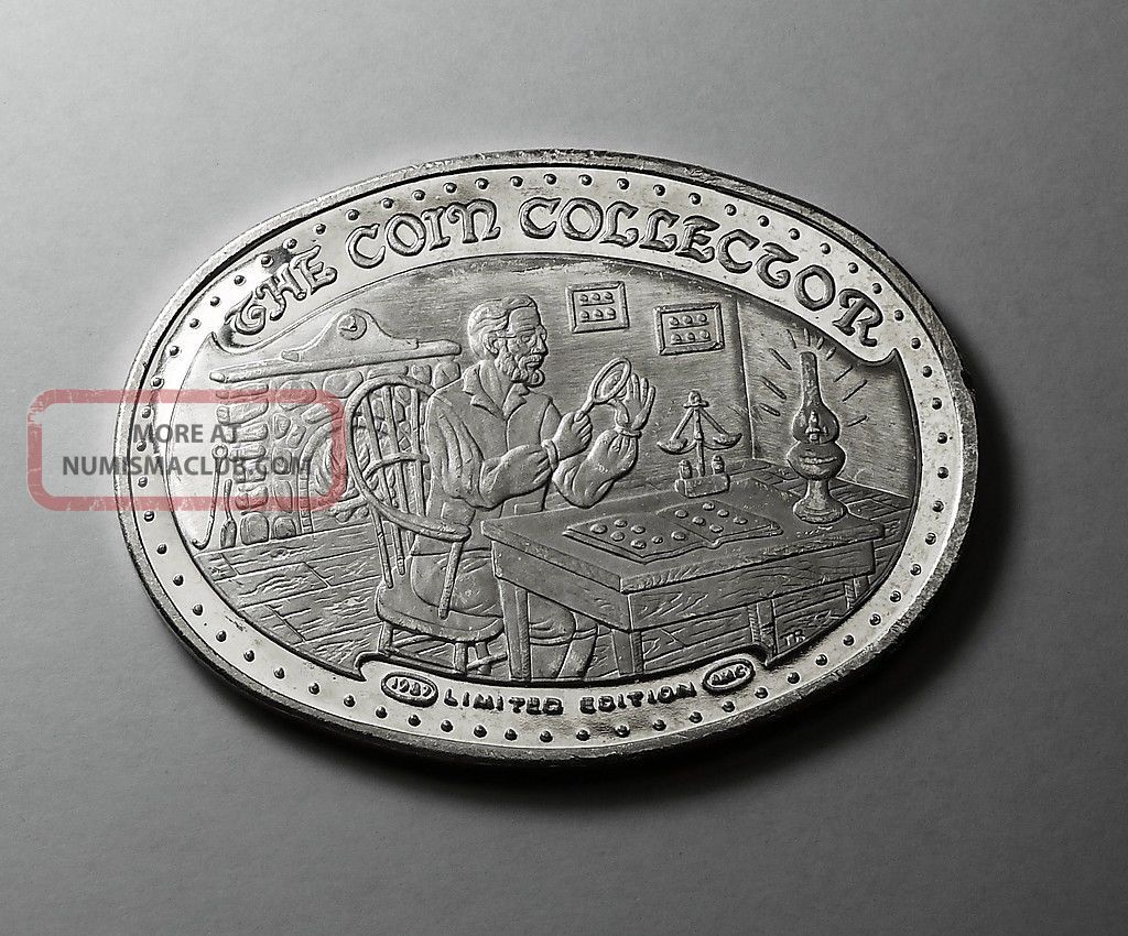 The Coin Collector Big 3 Troy Oz. 999 Fine Silver Oval