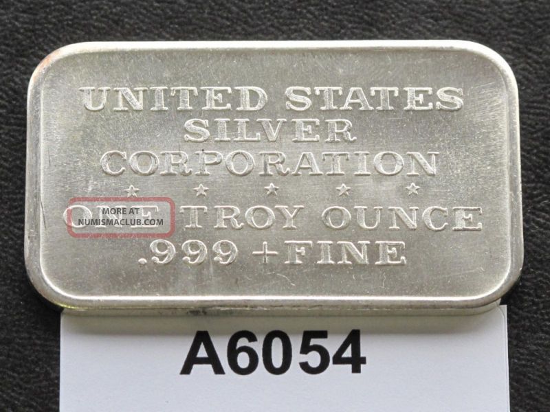 Ussc 1973 Capricorn Zodiac Silver Art Bar A6054