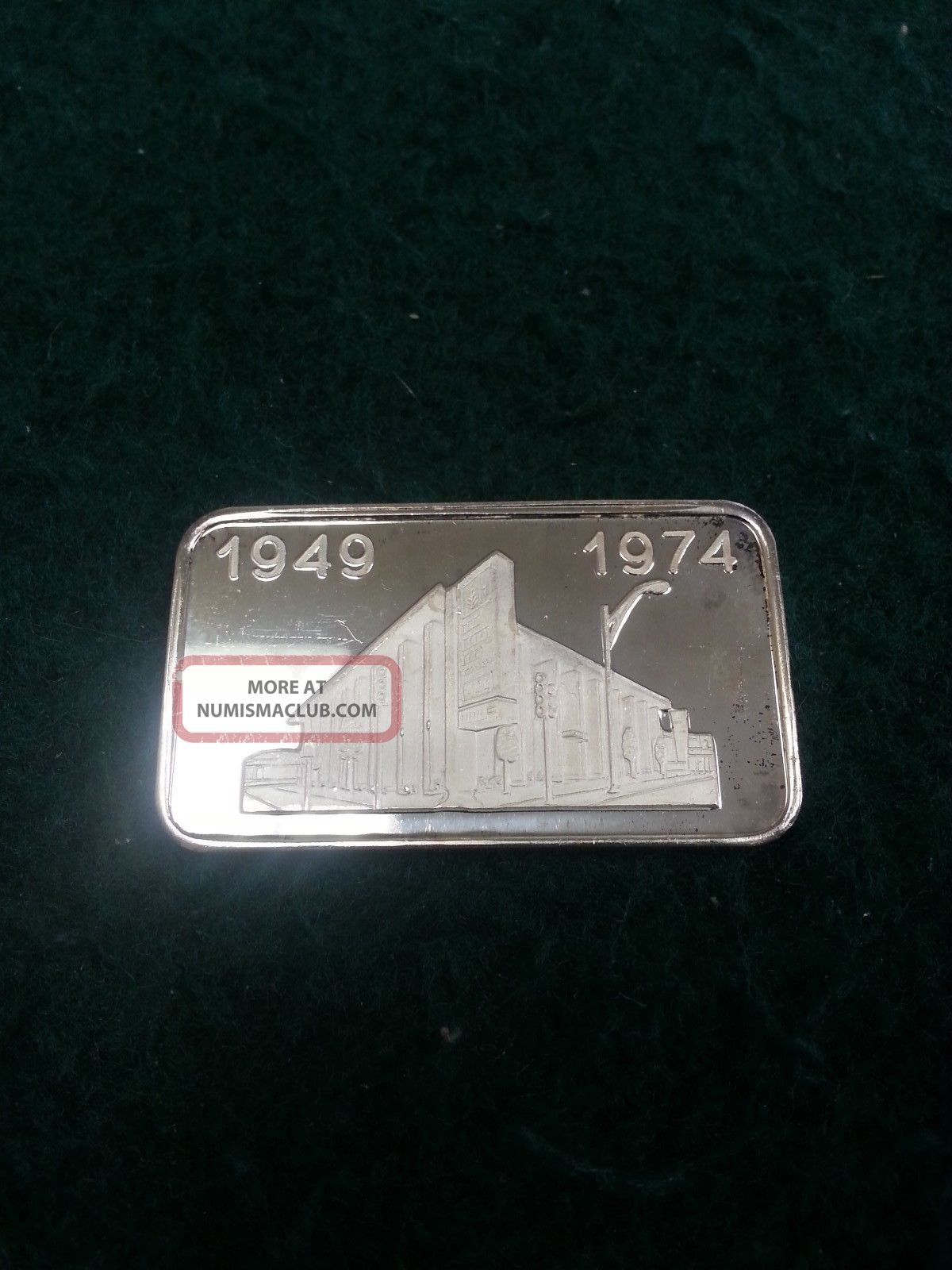 1974 First National Bank Of Evergreen Park 25th Anniversary 1 Oz 999 ...