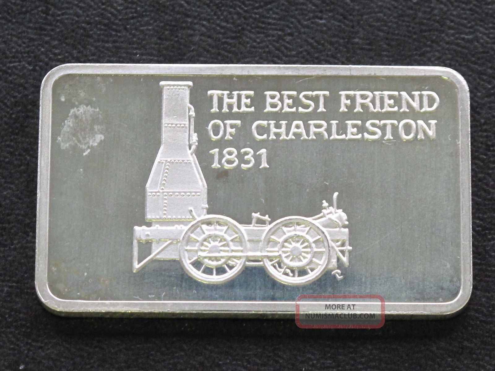 The Best Friend Of Charleston Locomotive Silver Art Bar Mount Everest C2703