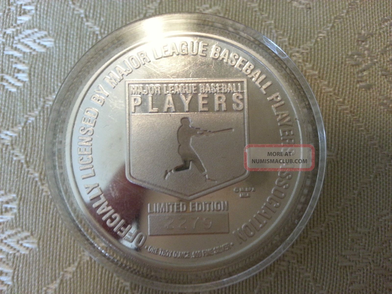 Cal Ripken Jr Limited Edition 2279 - 1 Troy Ounce. 999 Pure Silver Coin