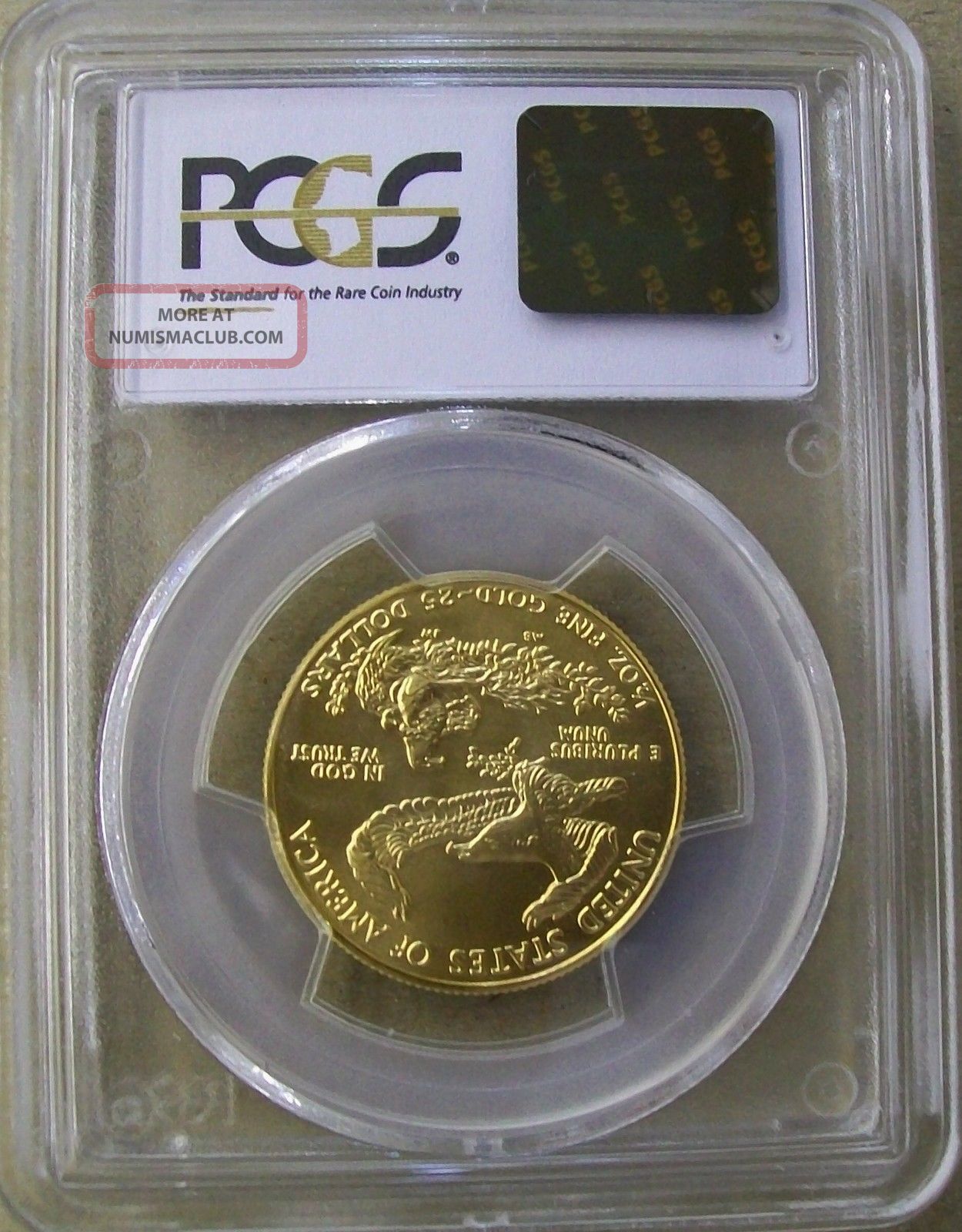 1986 Gold Eagle $25. 00 1/2 Troy Ounce Gold Coin Pcgs Ms69