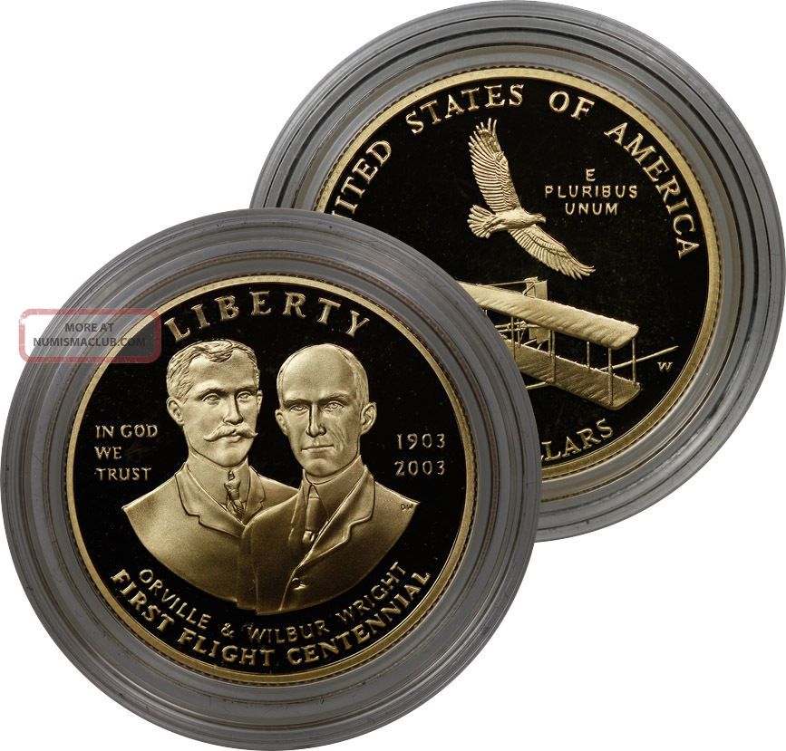 2003 W $10 Gold Eagle First Flight Centennial Gem Proof In Airtight