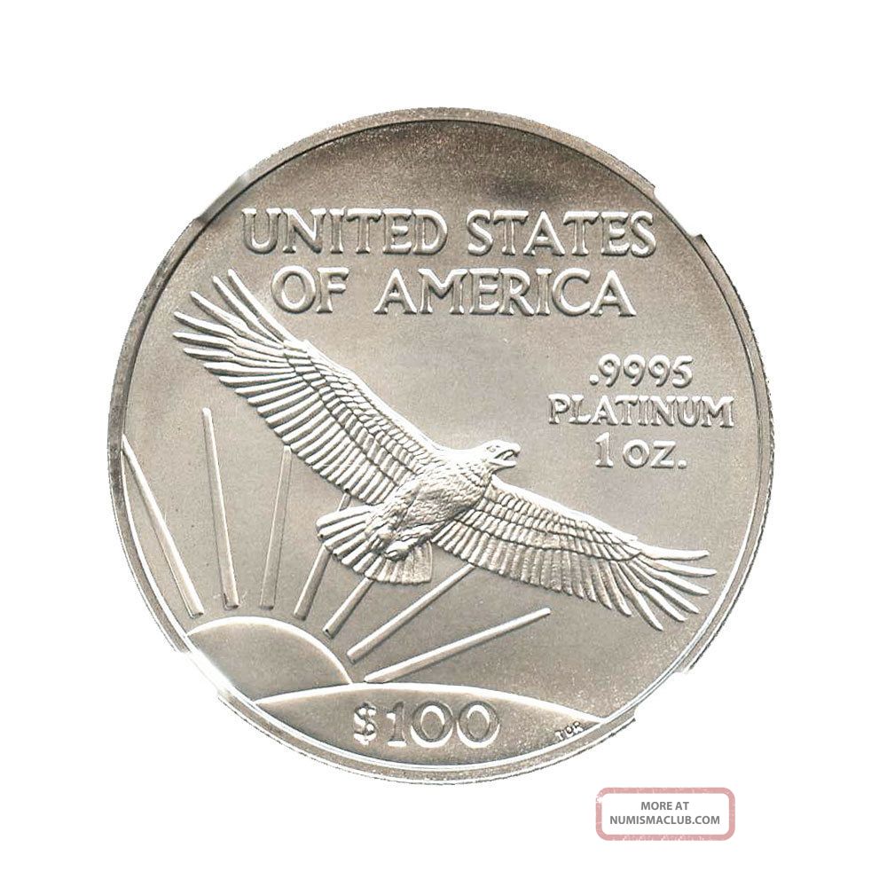 2014 Platinum Eagle $100 Ngc Ms70 (early Releases) Statue Liberty 1 Oz