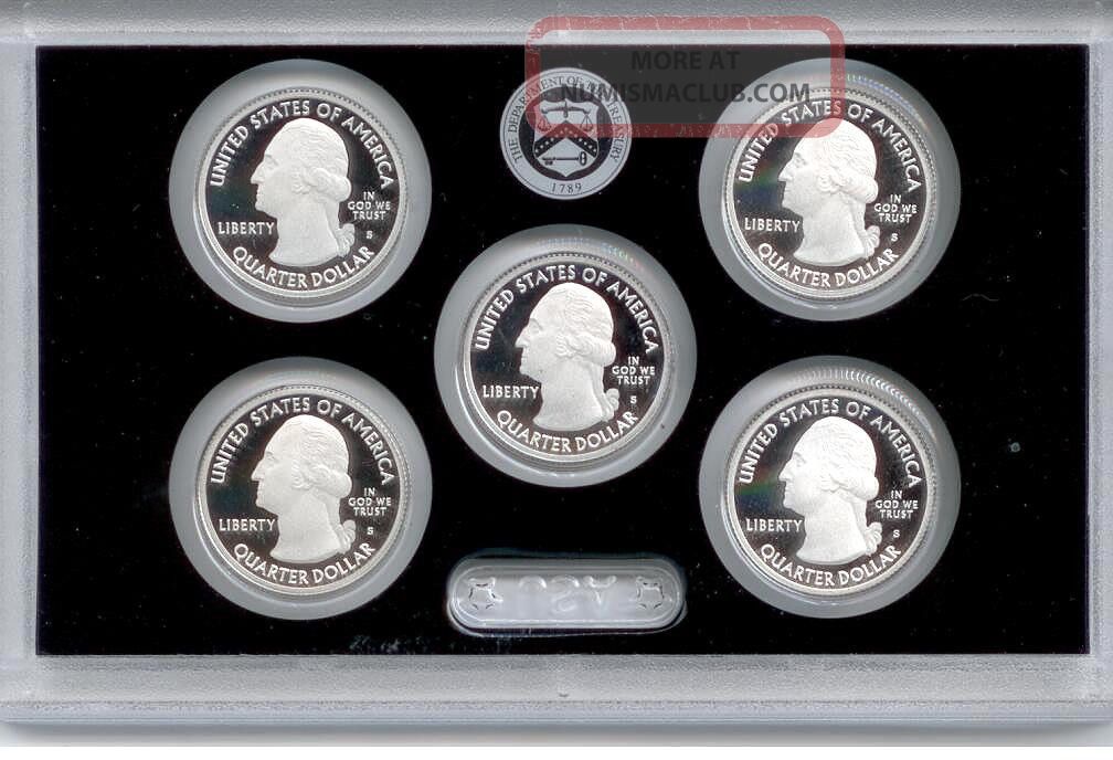 2012 - S Us Proof Silver America The Quarters