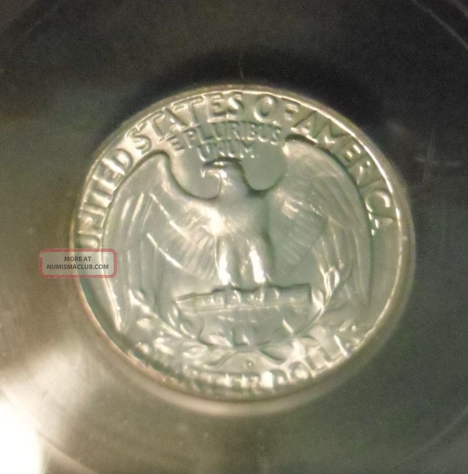 1959 D Washington Quarter Icg Graded State 65 Crisp Coin All White