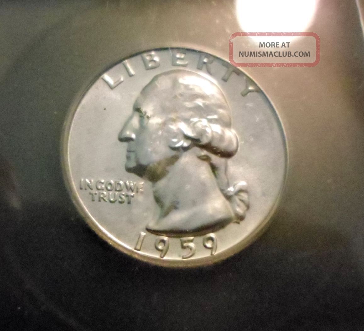 1959 P Washington Quarter Icg Graded Pr 67 Proof 67 Crisp Coin All White