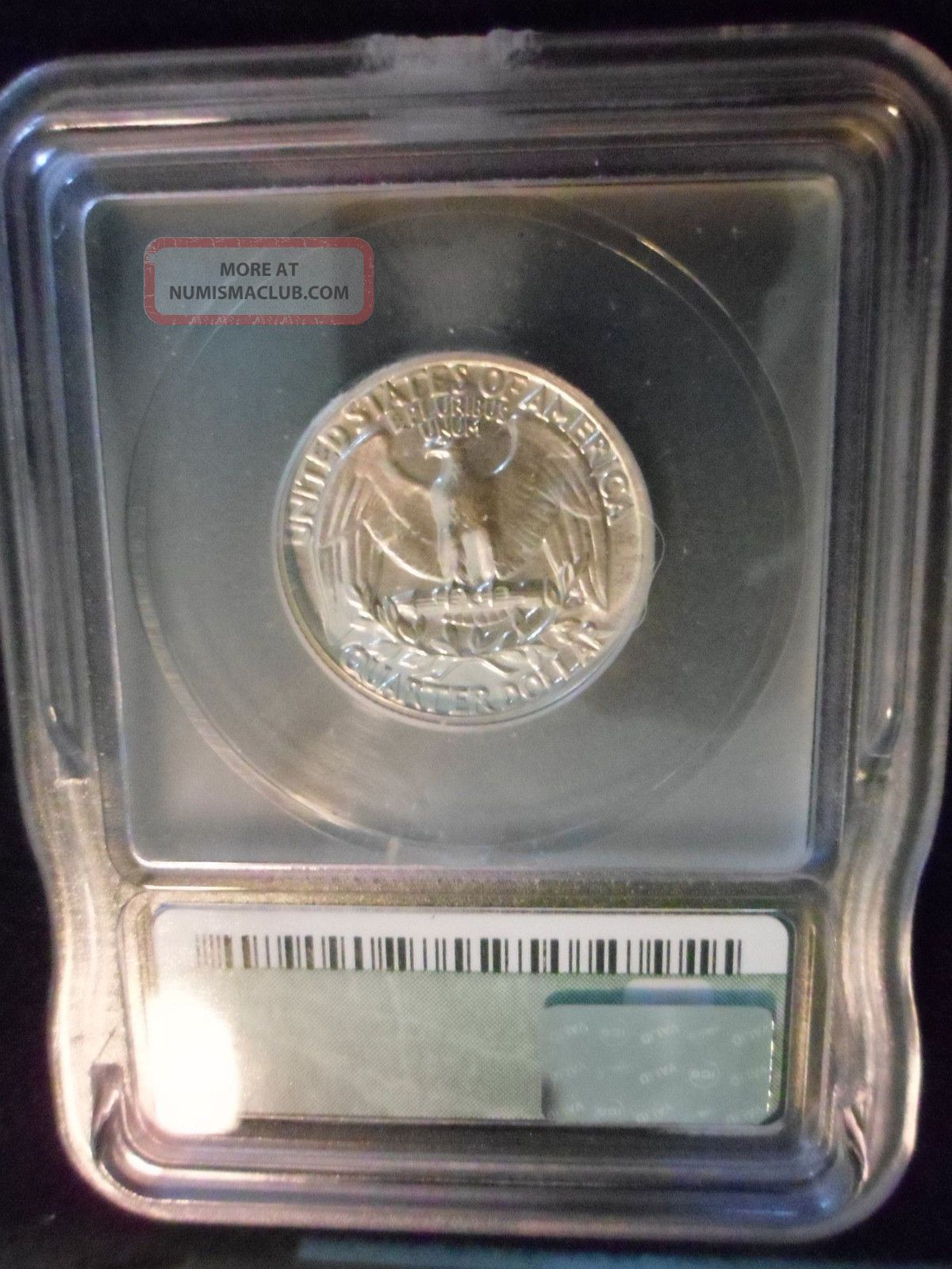 1959 P Washington Quarter Icg Graded Pr 67 Proof 67 Crisp Coin All White