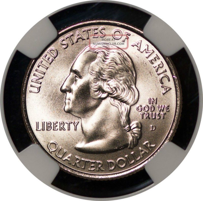 2007 - D Sms 25c Utah State Quarter Ms 67 Ngc Certified