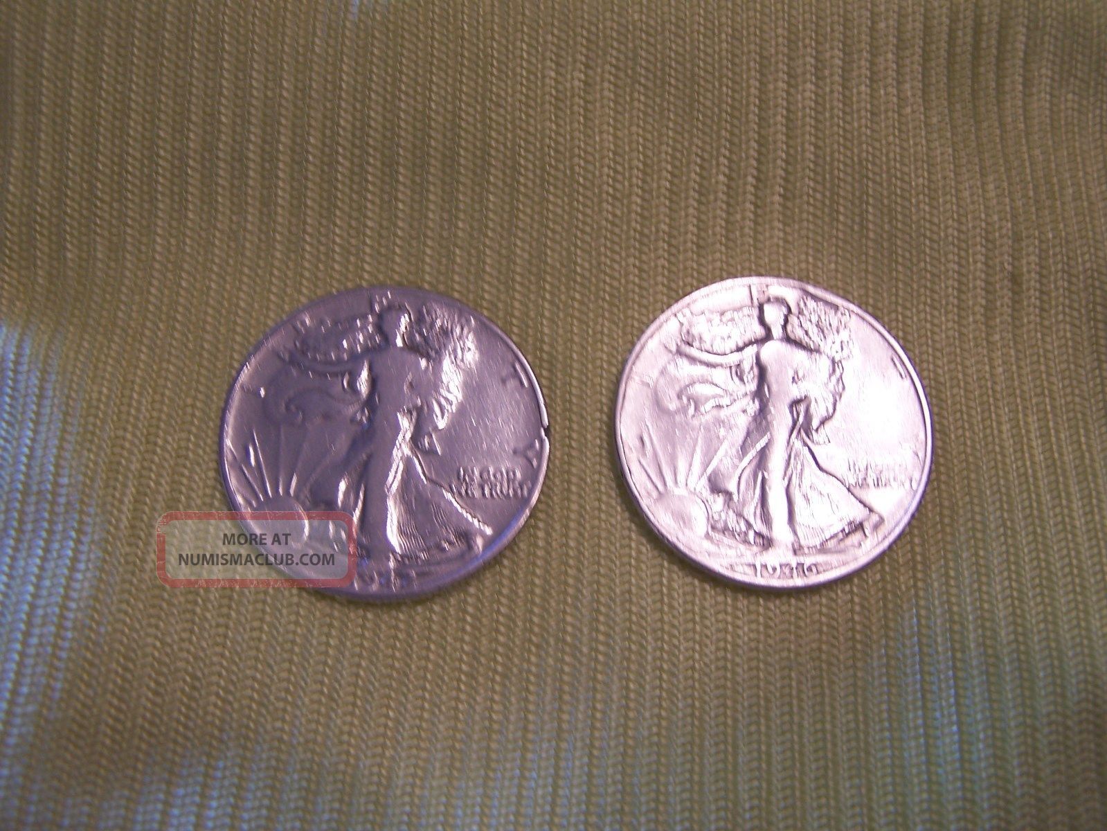 Walking Liberty Half Dollars 1942 & 1946