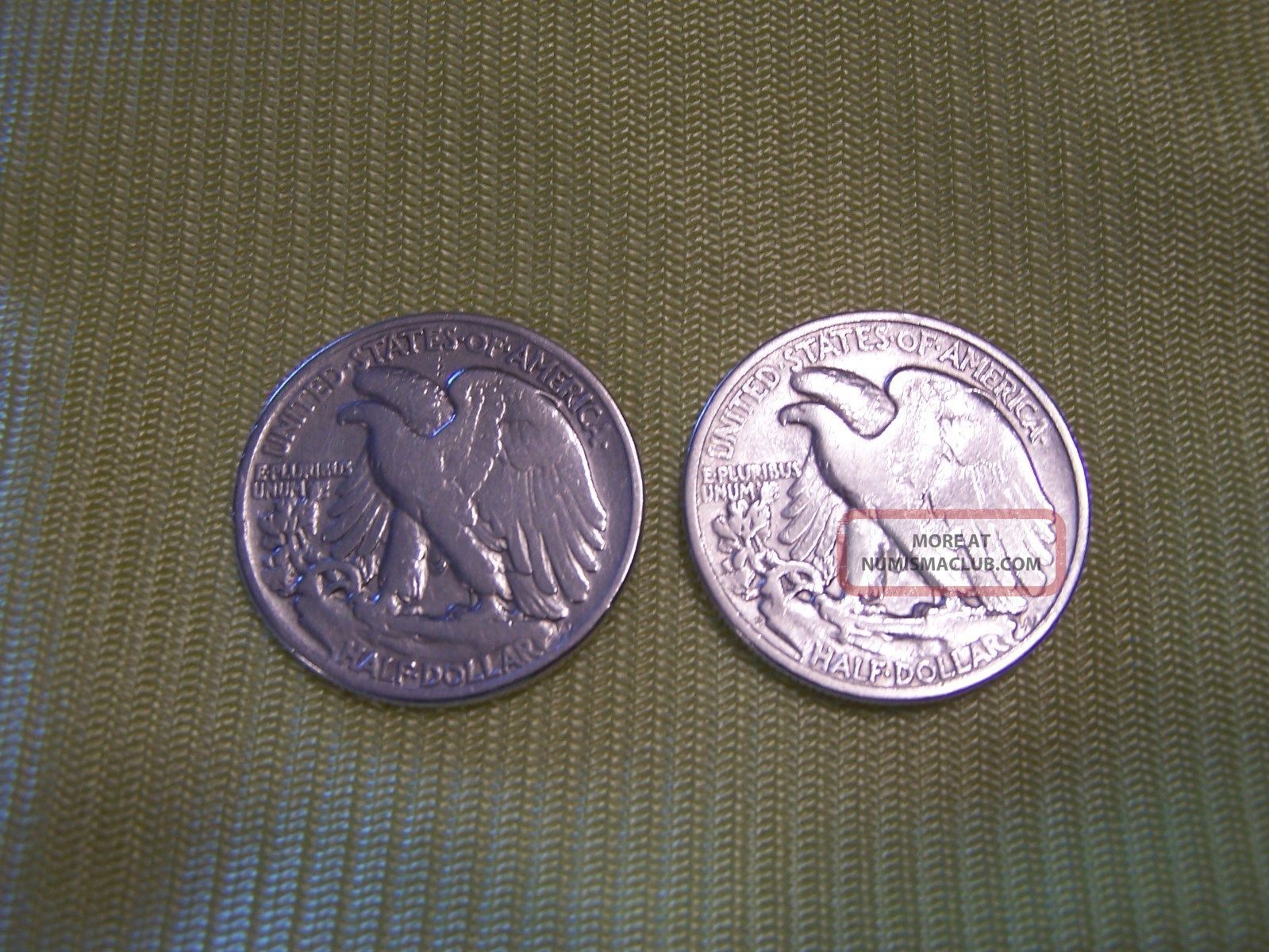 Walking Liberty Half Dollars 1942 & 1946