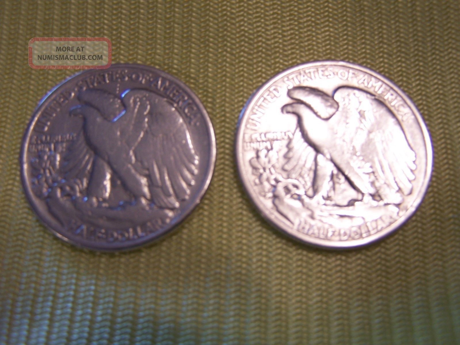 Walking Liberty Half Dollars 1942 & 1946