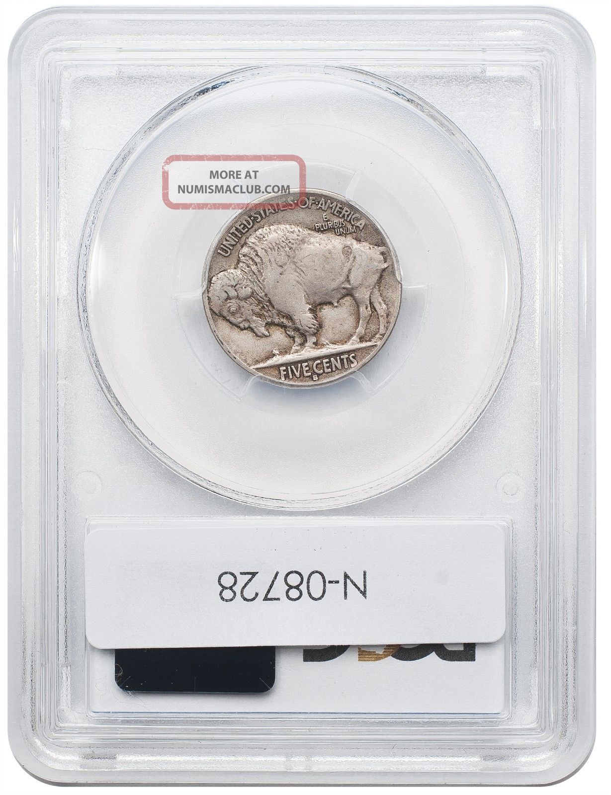 1914 - S Buffalo Nickel 5c - Pcgs Xf40