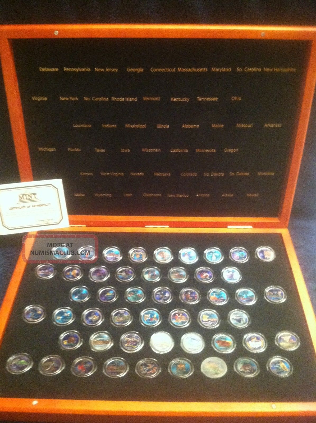 Colorized State Quarters 1999 - 2008 (philadelphia)