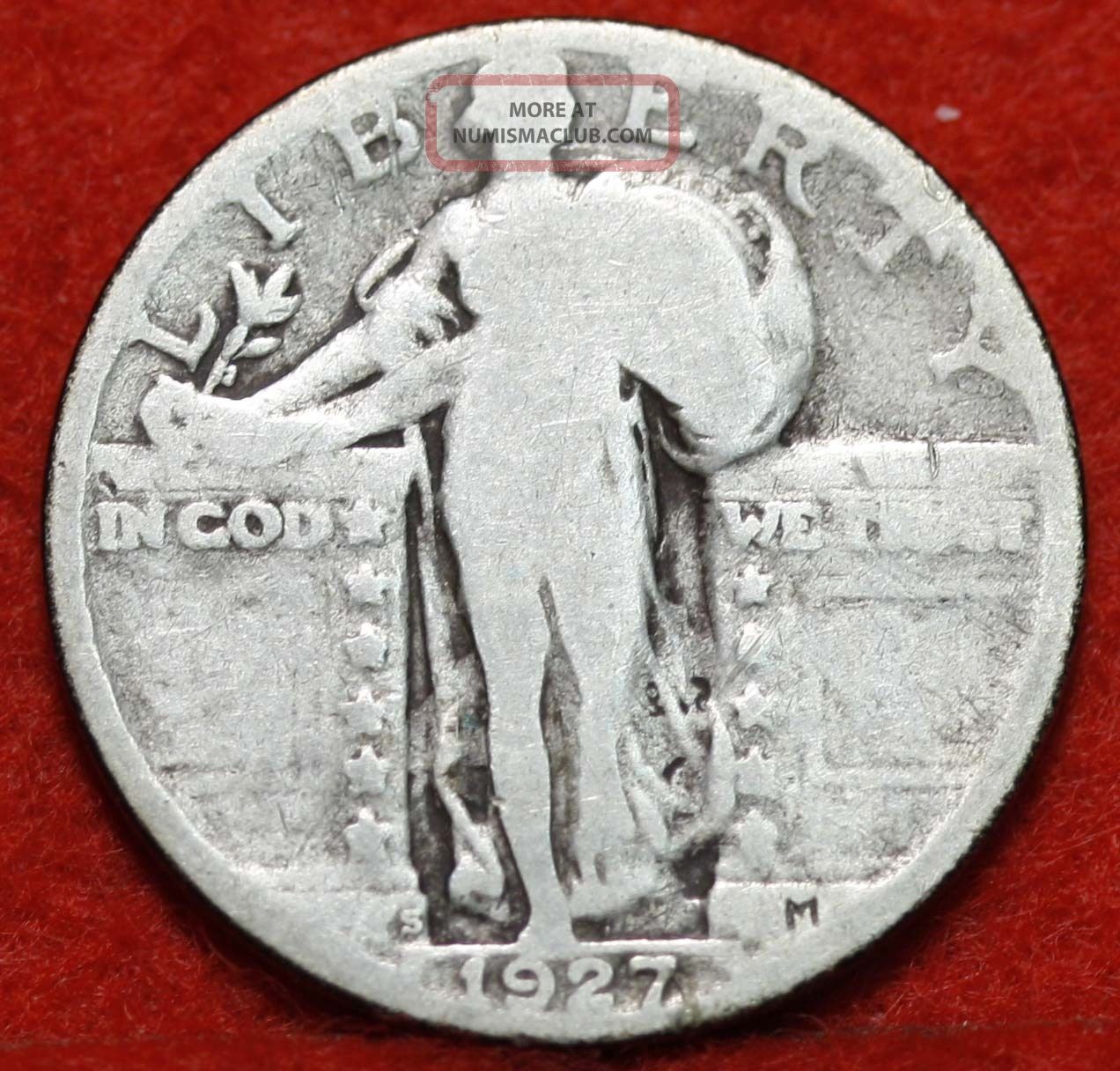 1927 - S Standing Liberty Quarter
