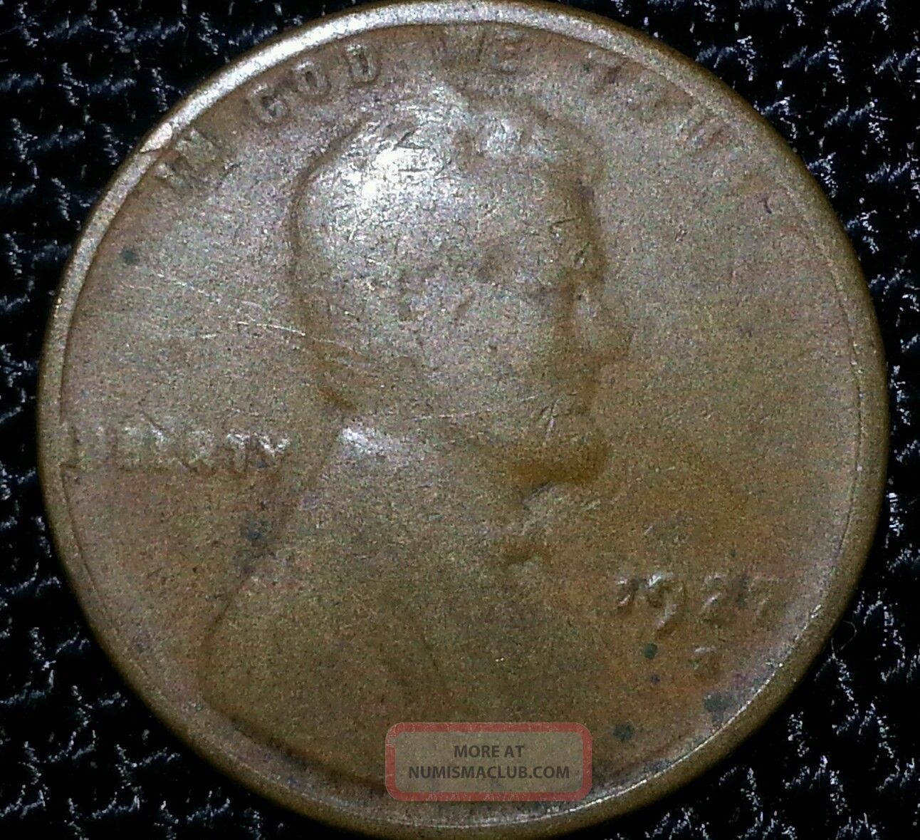 1927 - S Lincoln Wheat Penny. 01us Cent Small Coin Collectible