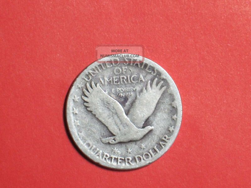 1927 S Standing Liberty Silver Quarter Rare Key Coin