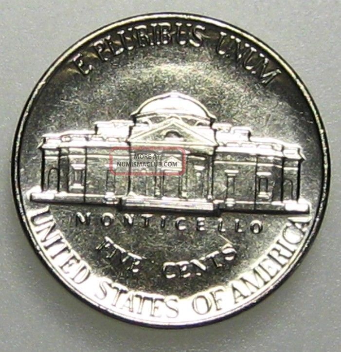 1991 D Uncirculated Jefferson Nickel (b04)